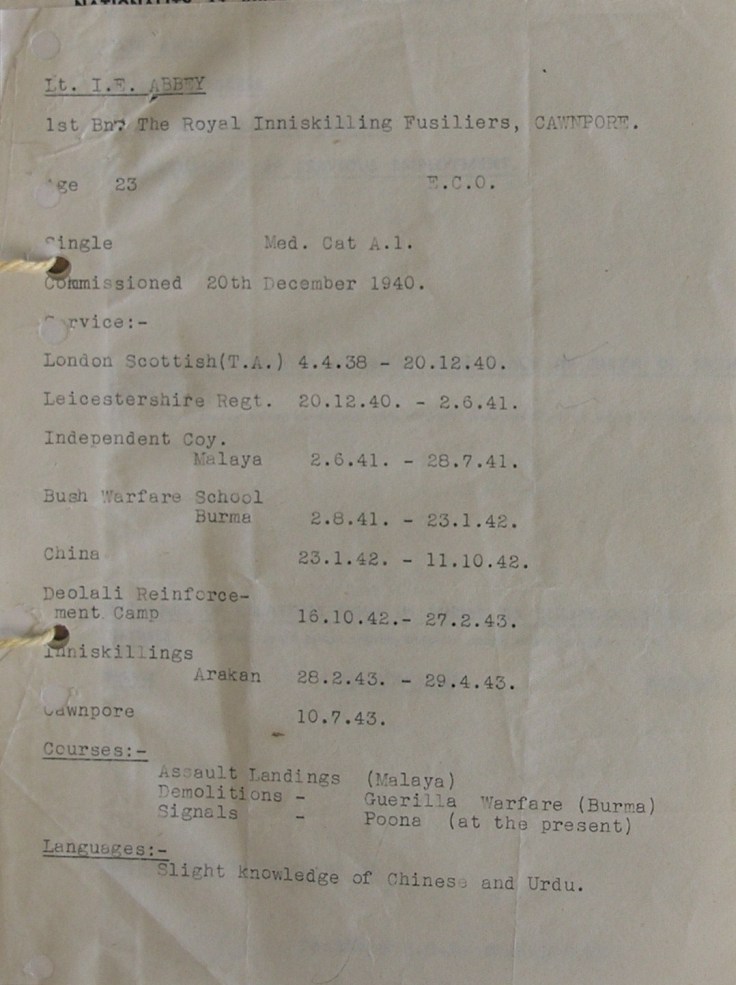 The Men of SOE Burma – The Special Operations Executive in Burma 1941-1945